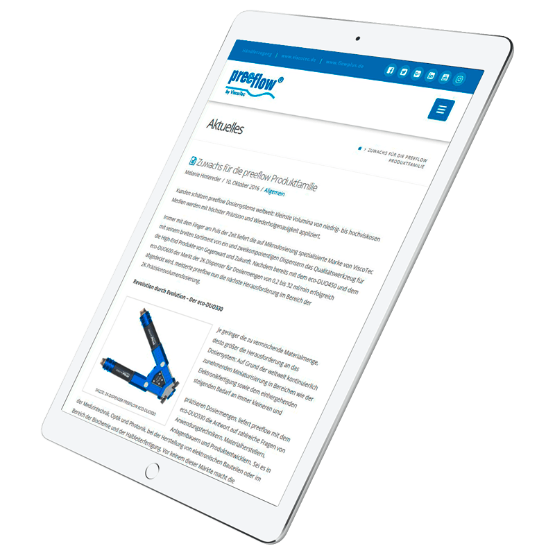 preeflow - News und Aktuelles