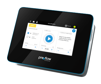 Hochpräzise Dosierpumpen von preeflow: 1K-Dispenser eco-PEN